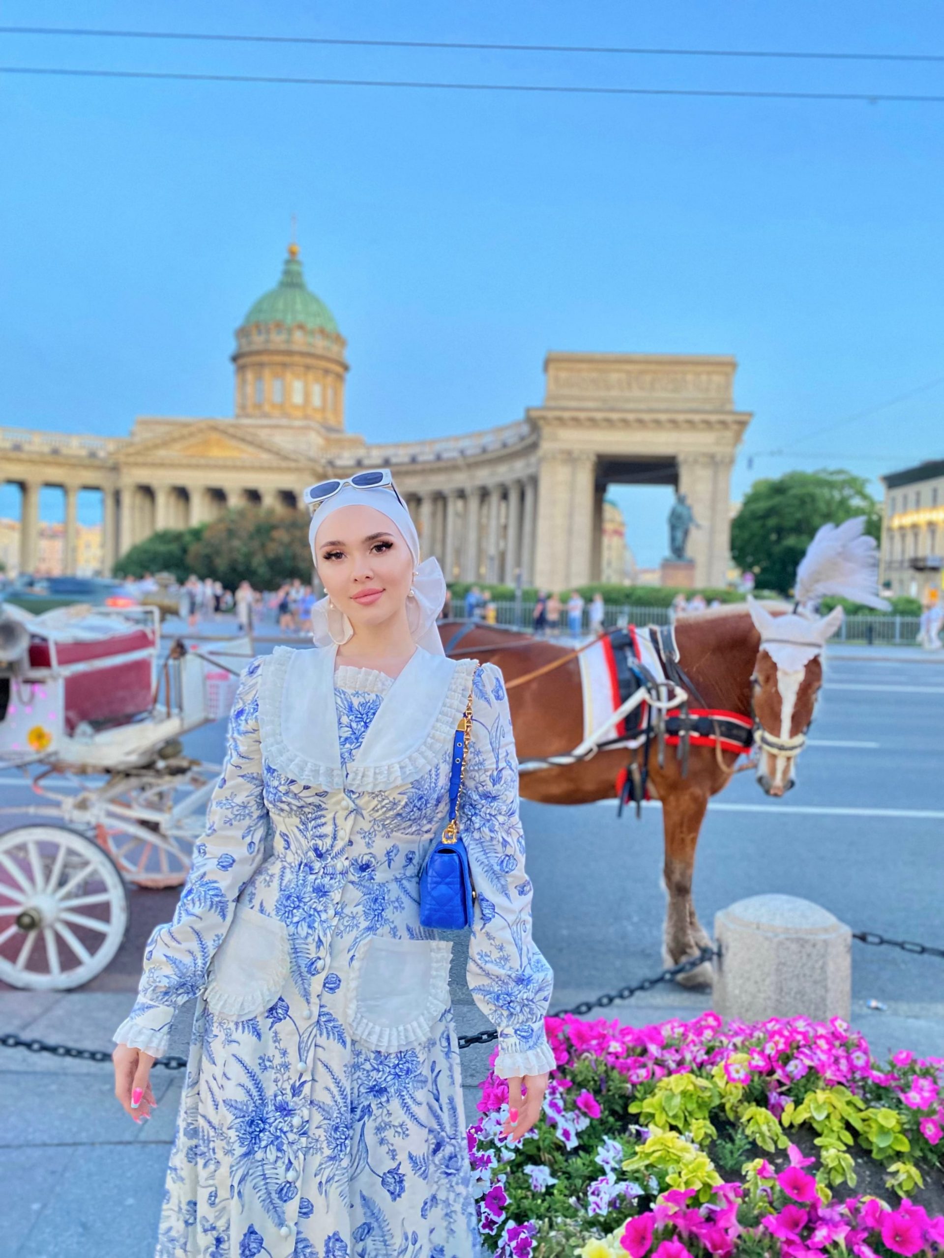 Omaima Floral Linen Dress – HHart Designs