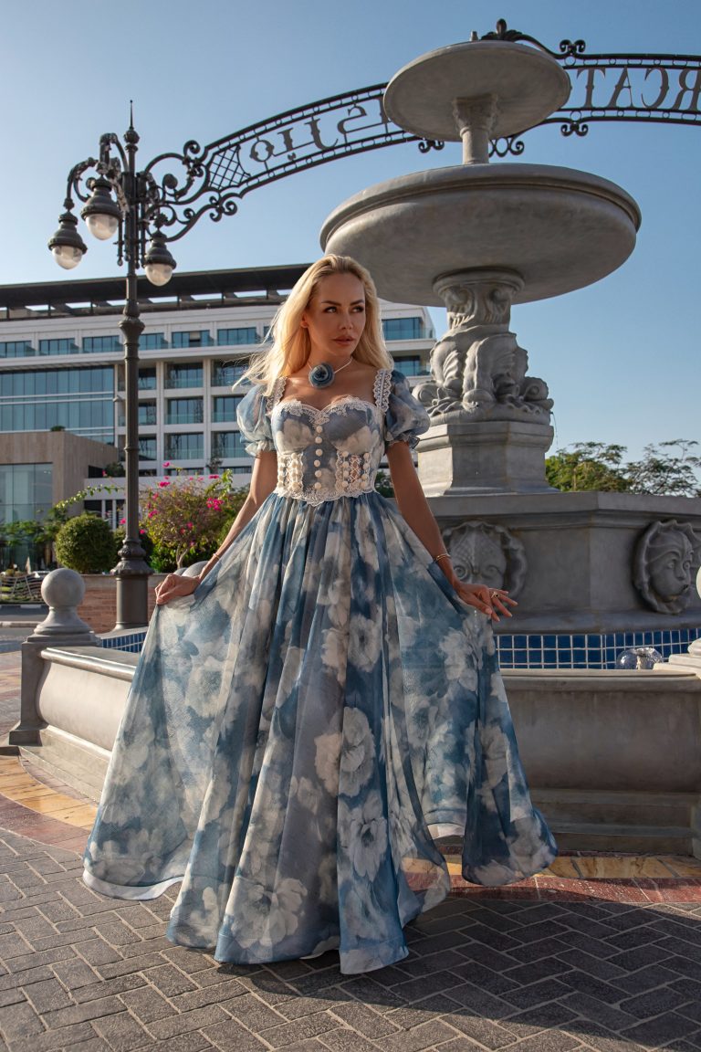 Joy of Heaven Floral Laces Long Dress – HHart Designs